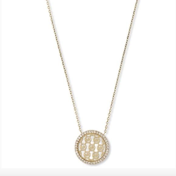 MICHAEL Michael Kors | Jewelry | Mk Mother Of Pearl Gold Tone Monogram ...